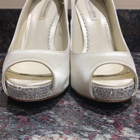 Shoes | Benjamin Adams Rhiana Ivory Duchesse Silk Shoes | Poshmark